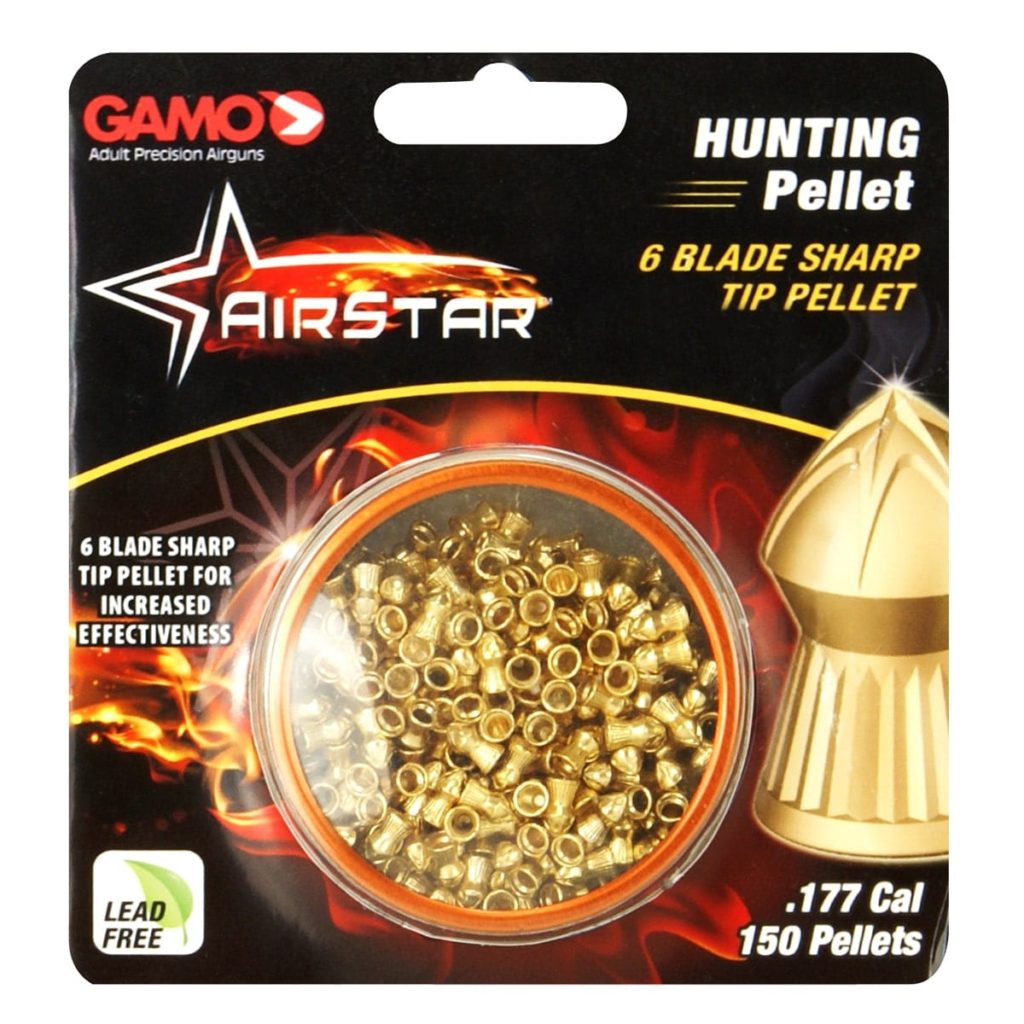 Gamo Airstar 6 blade high performance pellet for air rifles .177 Cal