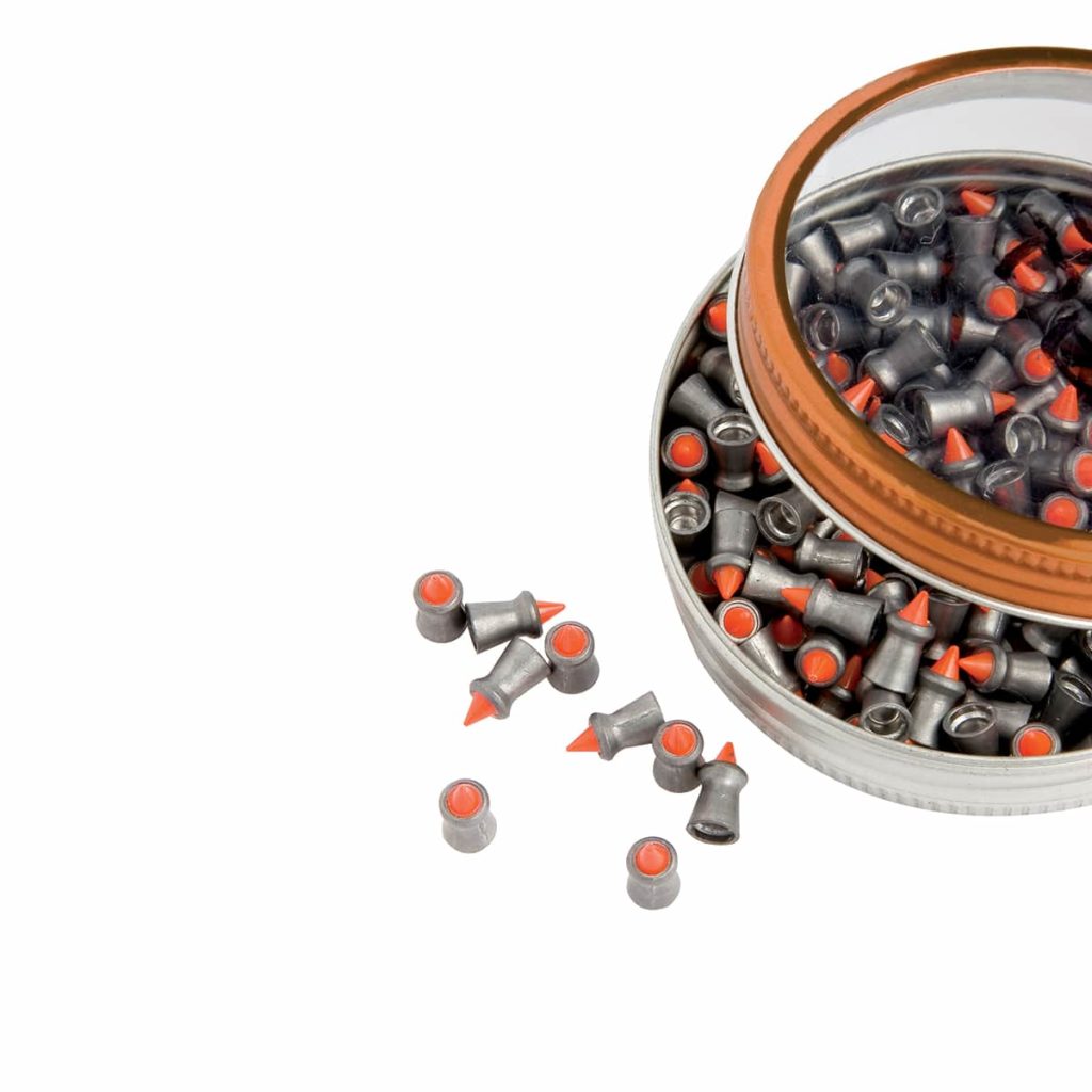 Gamo Red Fire Pellets .22 Cal. Hydraulic Expansion. Hard red tip.