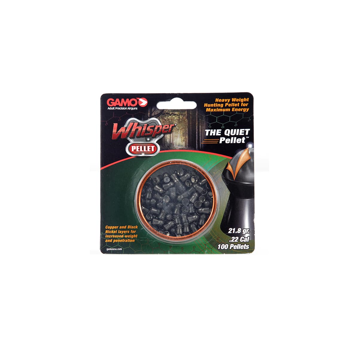 Gamo Whisper Quiet Pellet .22 Caliber for Air Rifles