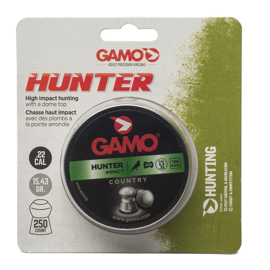 Gamo Hunter .22 Caliber Lead Pellets for break barrel air rifles