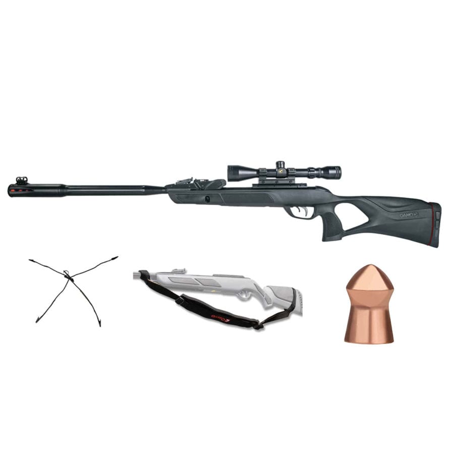 Gamo Swarm Fusion 10X GEN2 .177 Caliber Kit with sling, target & ammo