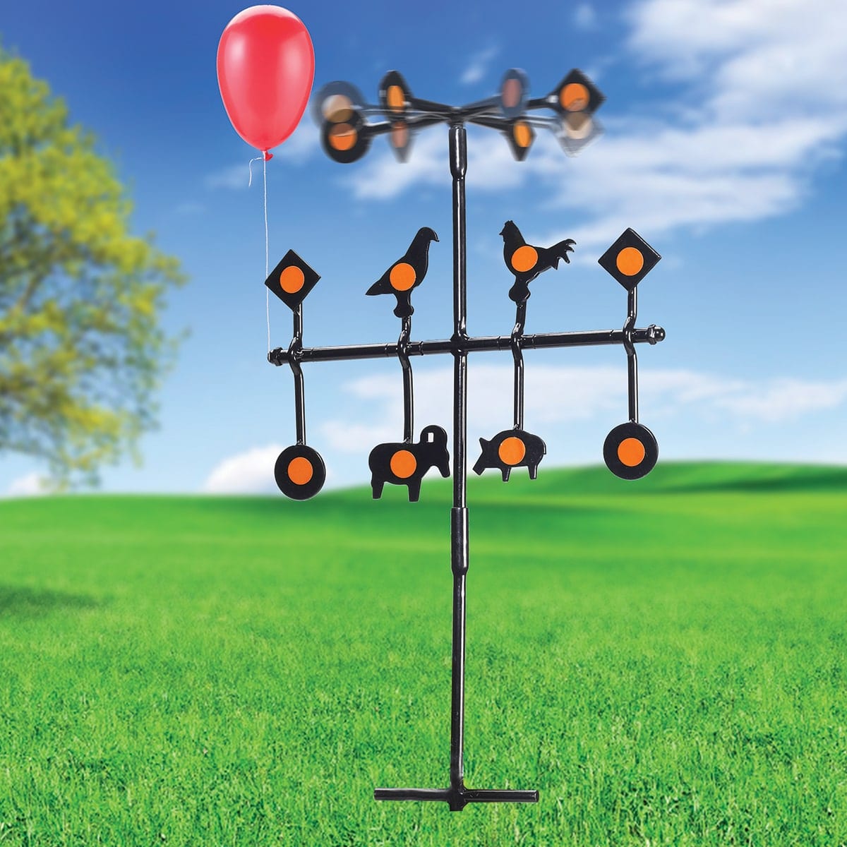 Spinner Target Deluxe: Stickers, Paper Targets & Balloons | Gamo